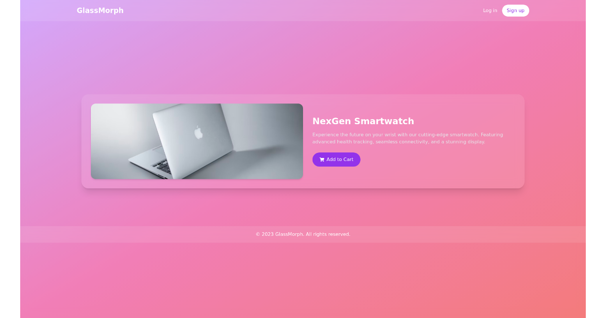 Landing Page - Free React, Tailwind Component