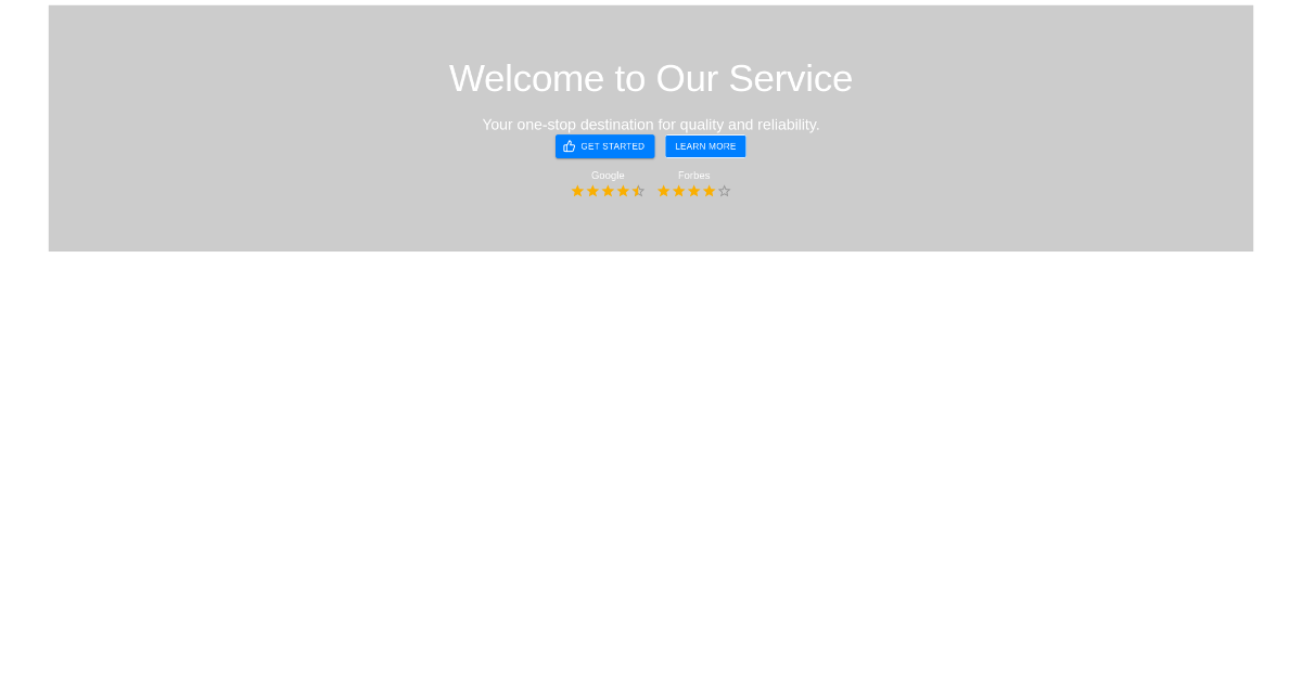 Landing Page Header Component - React & MUI