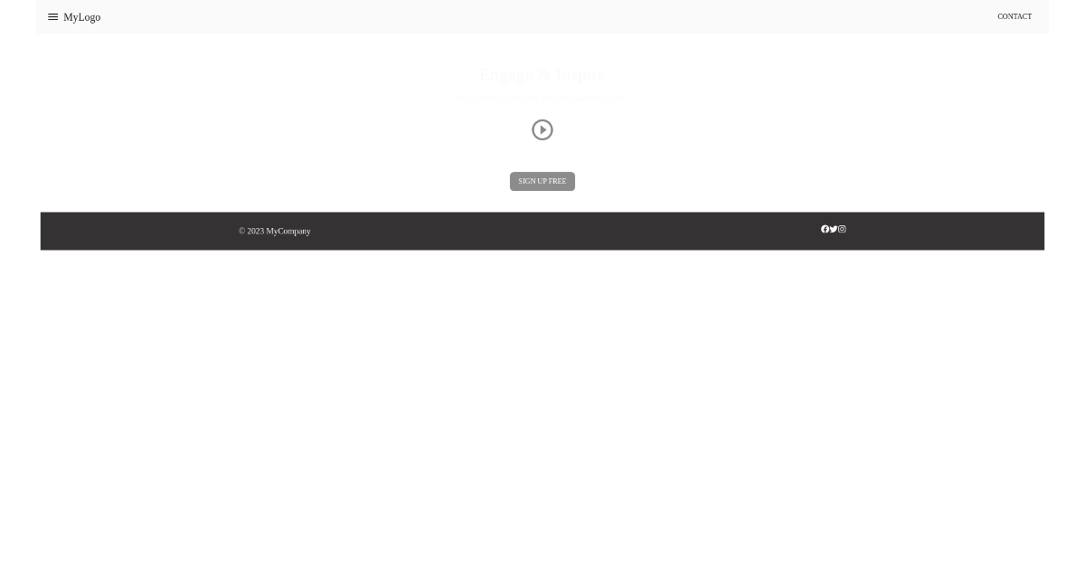 Landing Page Layout - Free React, Mui Component