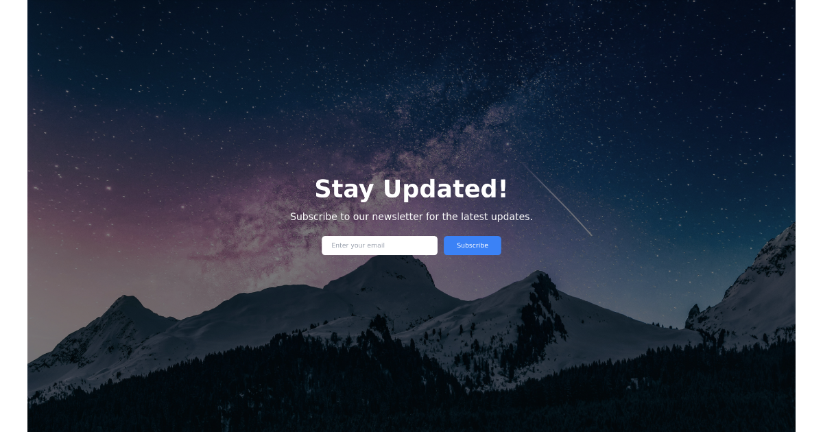 Landing Page - Free React, Tailwind Component