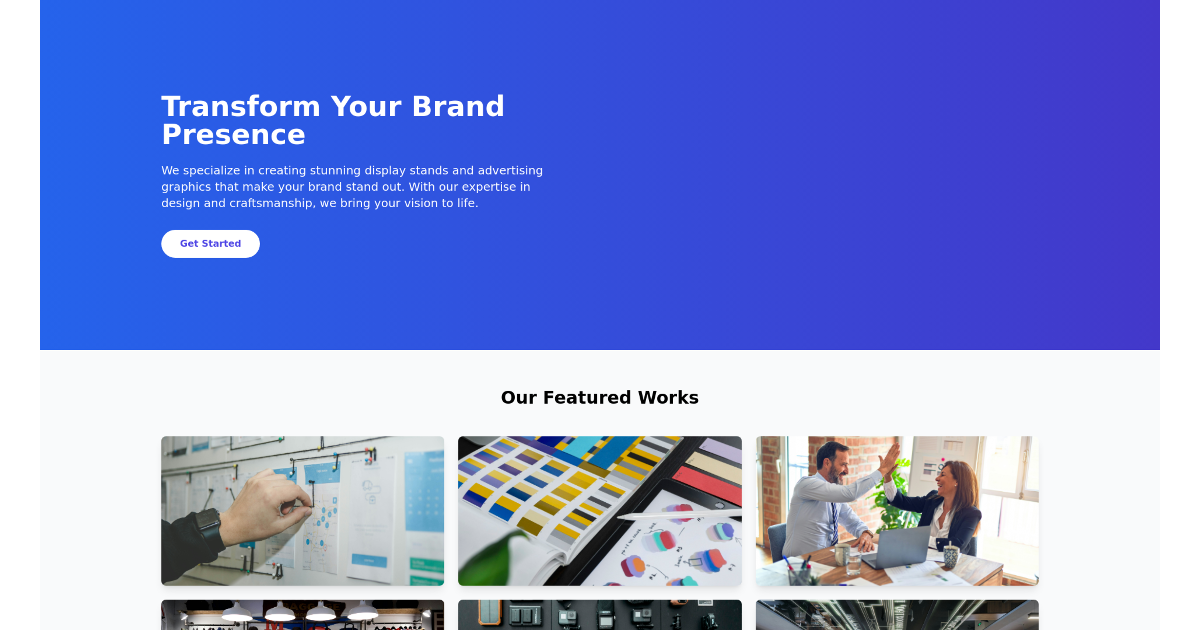 Landing Page Free React Tailwind Component