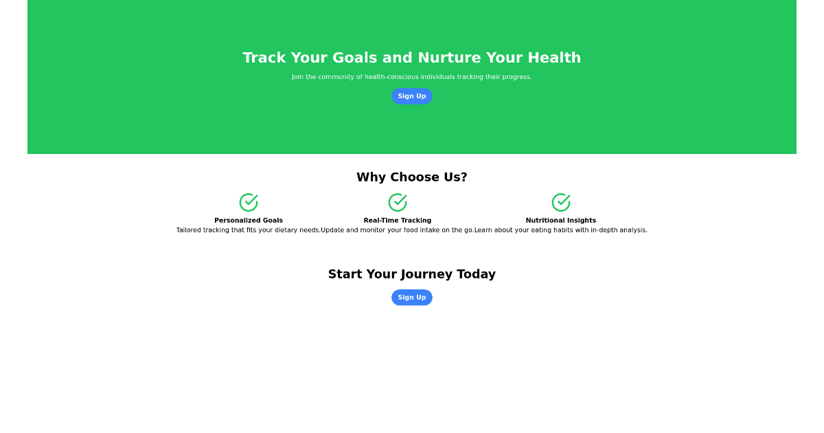 Goals Tracking Signup - Free React, Tailwind Component