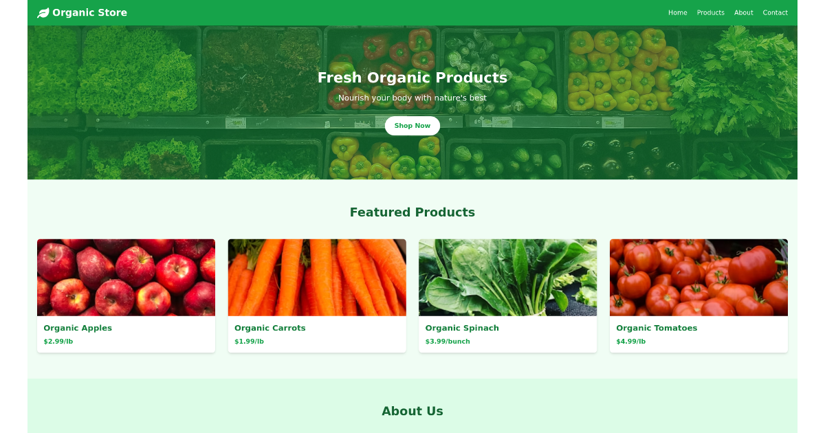 Landing Page - Free React, Tailwind Component