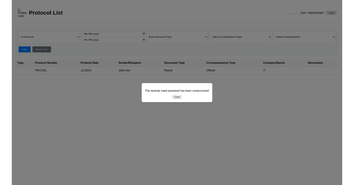 Protocol Manager Component - Free Angular, Css Component