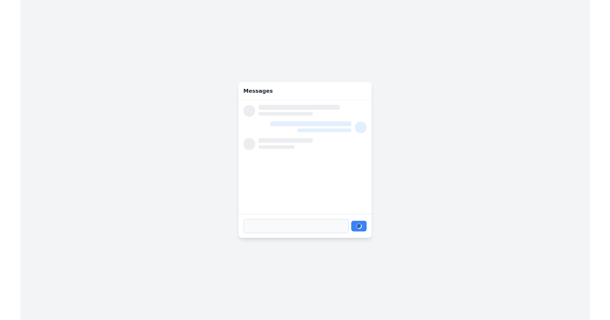 Loading Message Box - Free Html, Tailwind Component