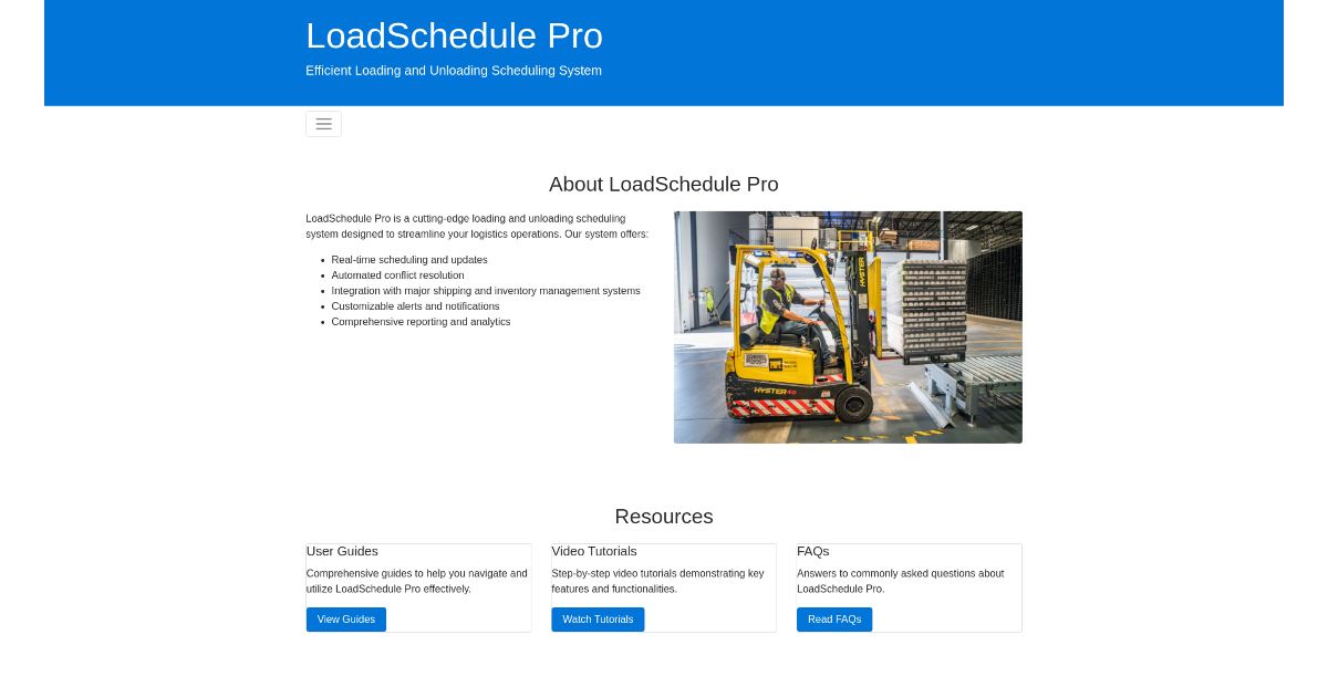 Load Ease Landing Page - Free Html, Bootstrap Component