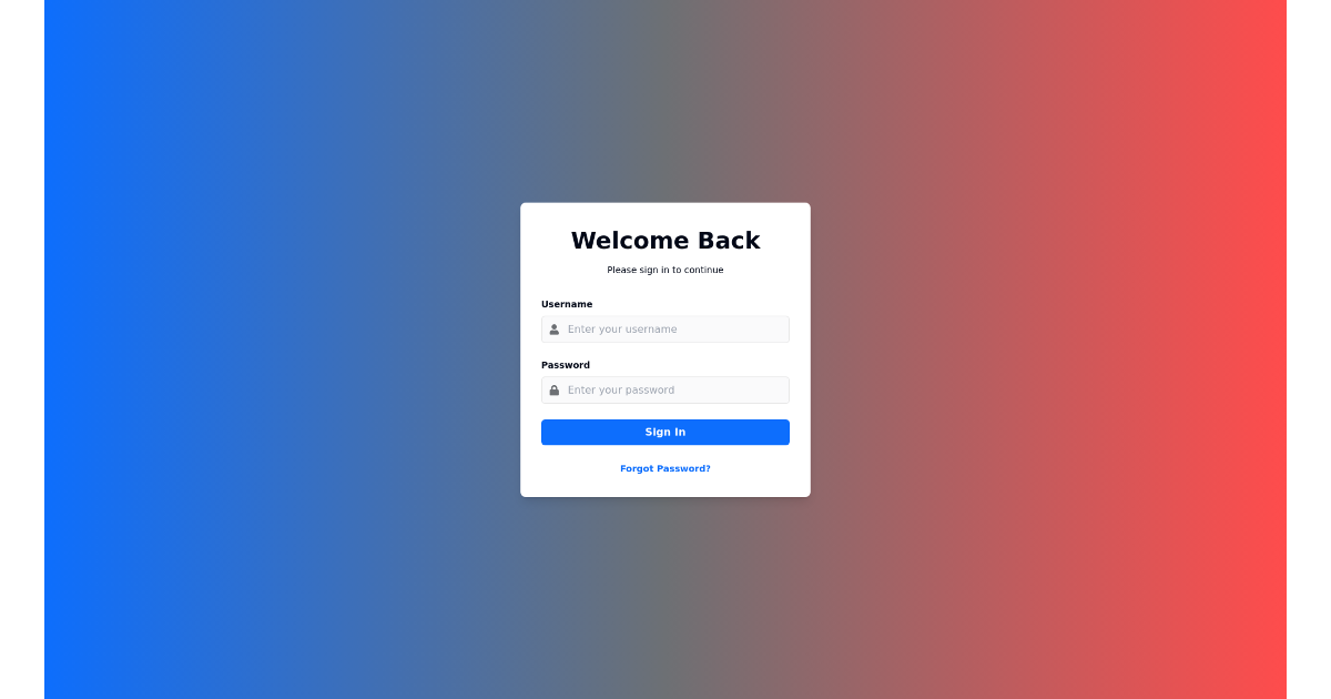 Login - Free React, Tailwind Component