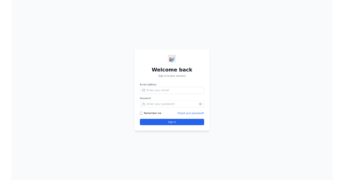 Login Form - Free React, Tailwind Component