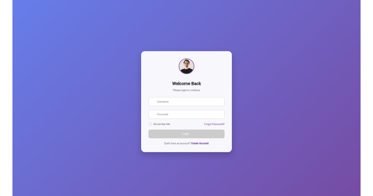 Login Authentication - Free Angular, Css Component