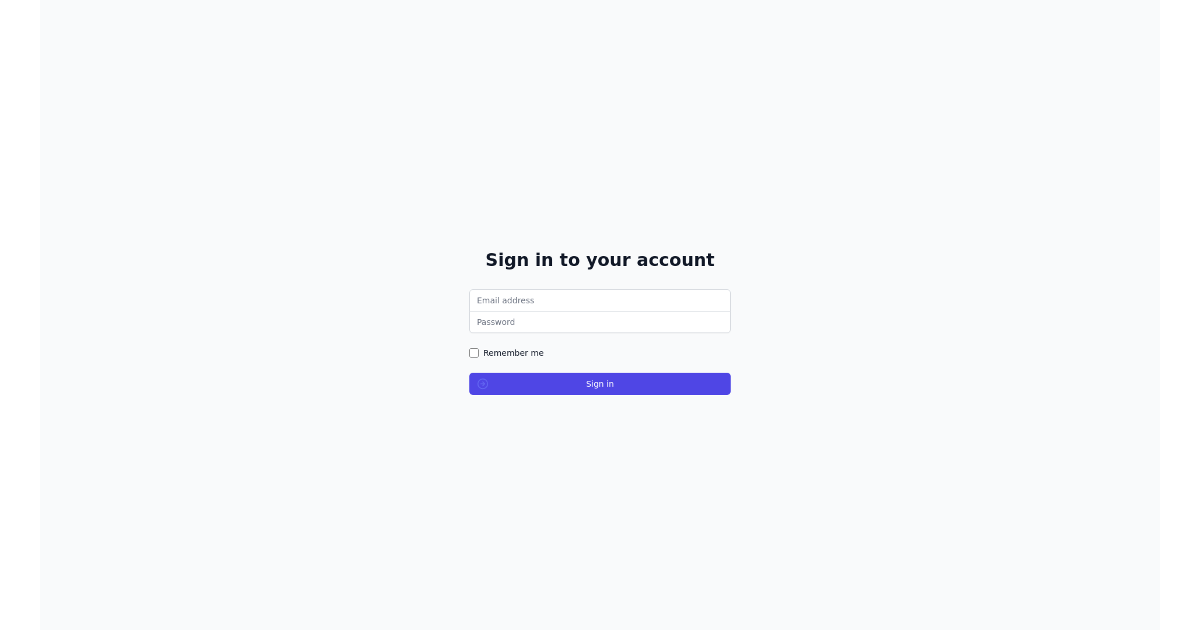 Login Page With Validations - Free React, Tailwind Component