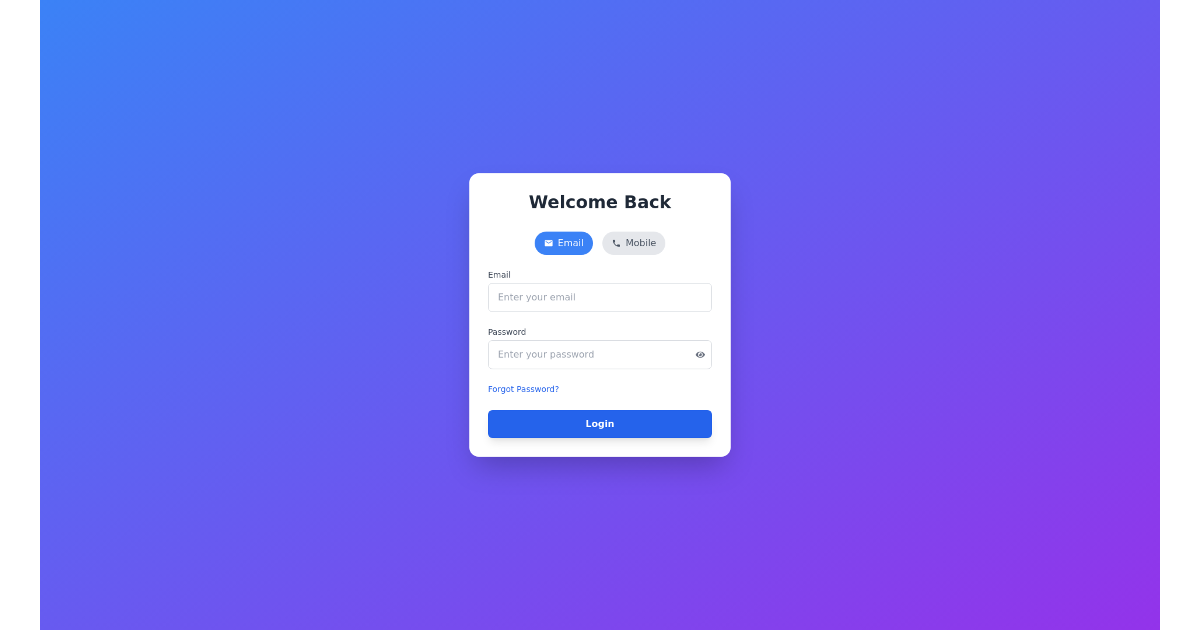 Login Page - Free React, Tailwind Component
