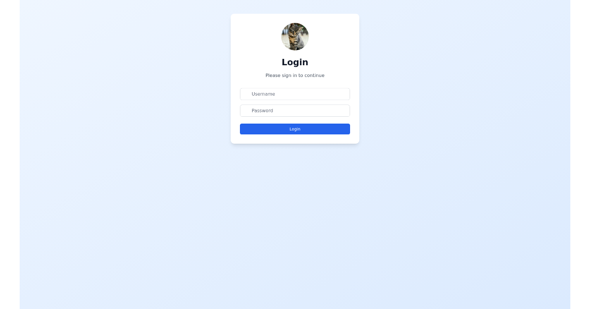 Login Page - Free React, Tailwind Component