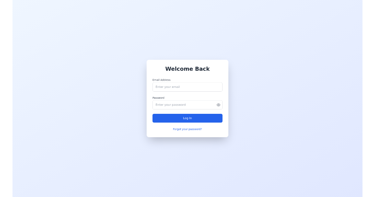 React Stripe Login Page Component | Tailwind UI Library