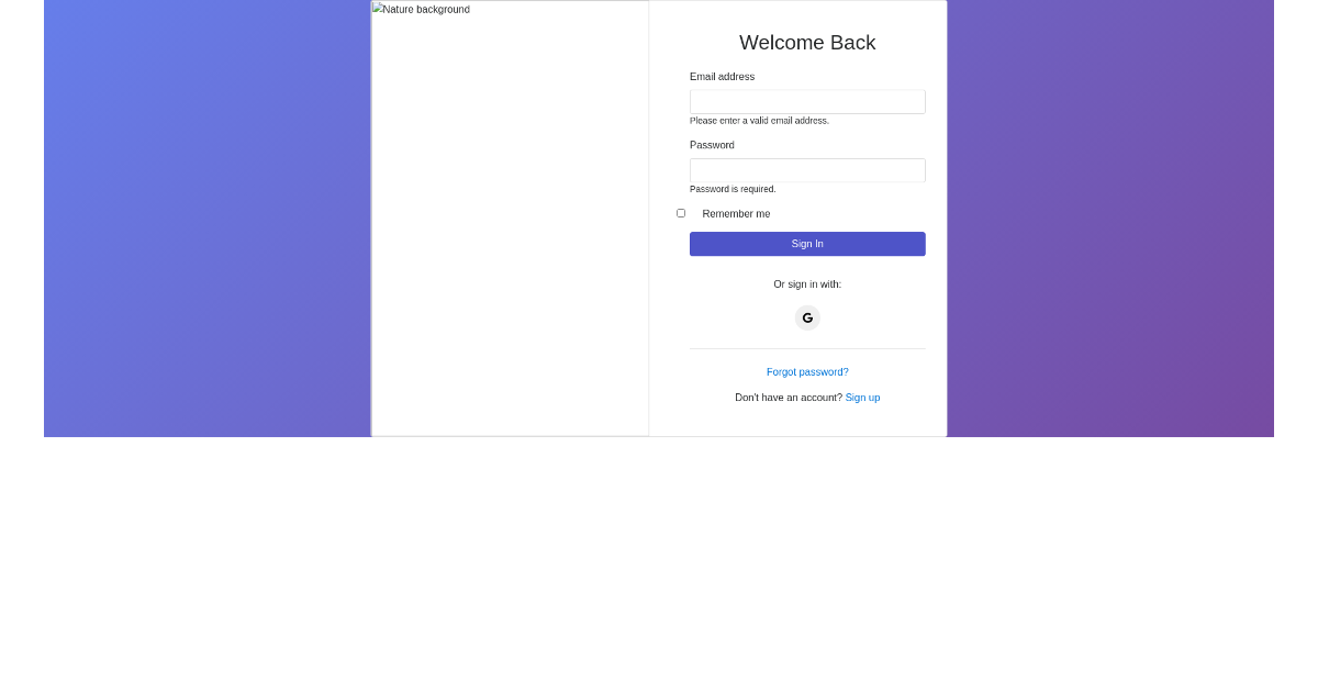 Elegant Login Portal - Free Html, Bootstrap Component