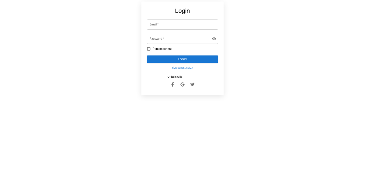 Login Panel - Free React, Mui Component