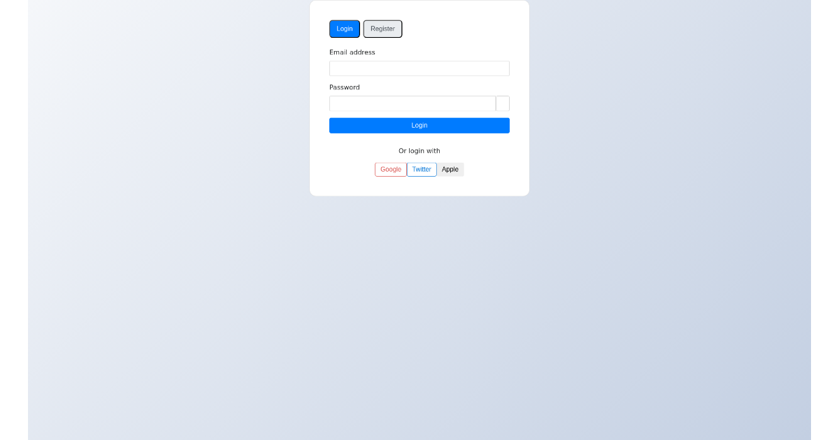 Financial Authentication Portal - Free Html, Bootstrap Component