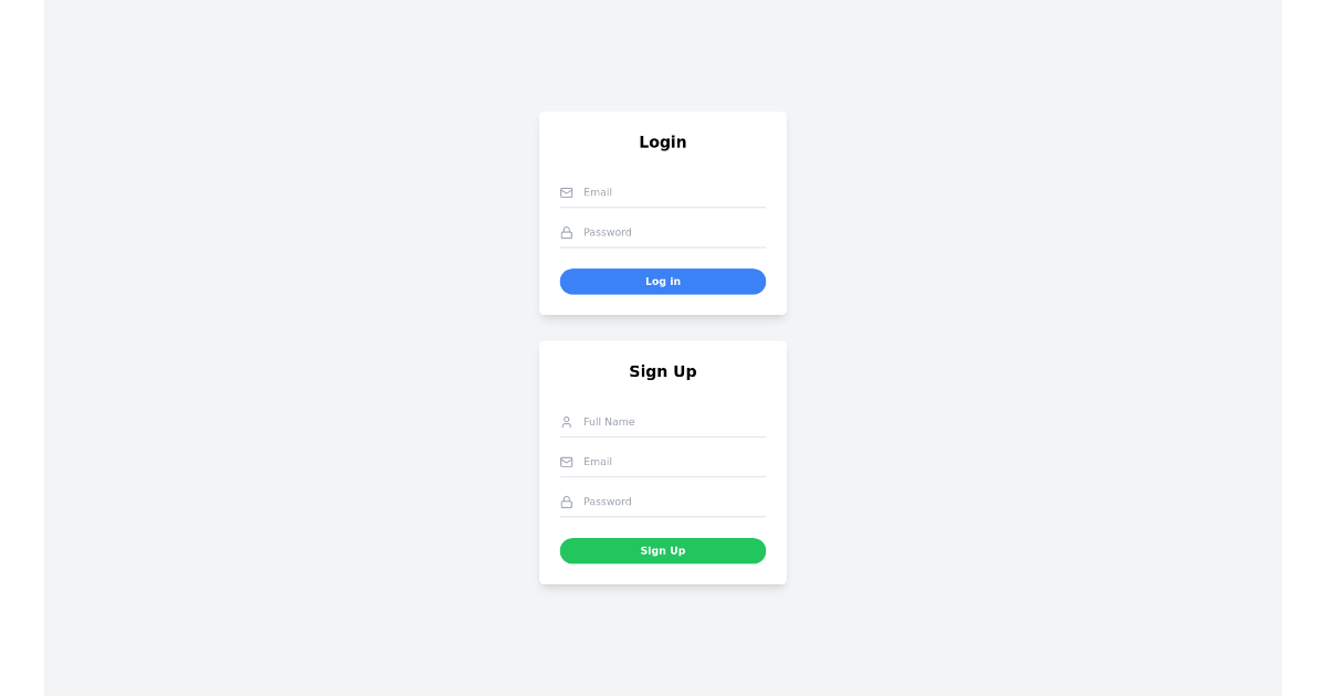 Auth Form - Free React, Tailwind Component
