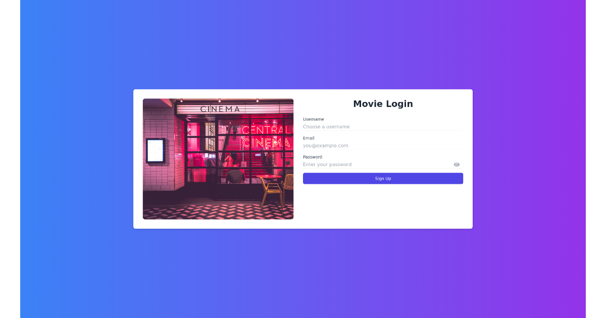 Sign up Form - Free React, Tailwind Component
