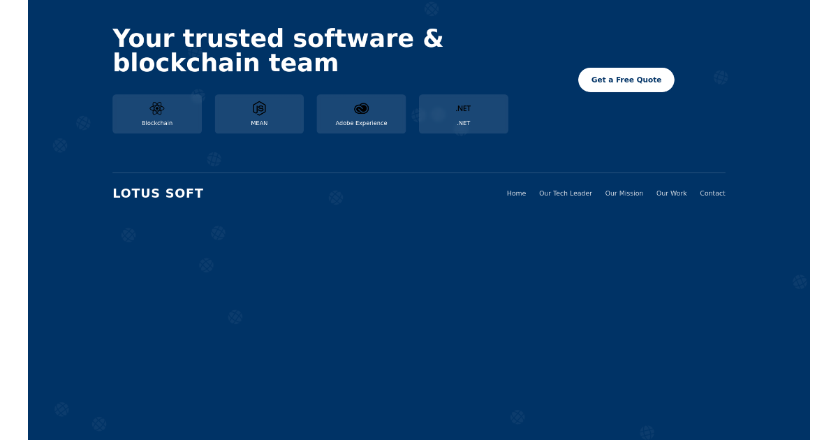 Lotus Section - Free React, Tailwind Component