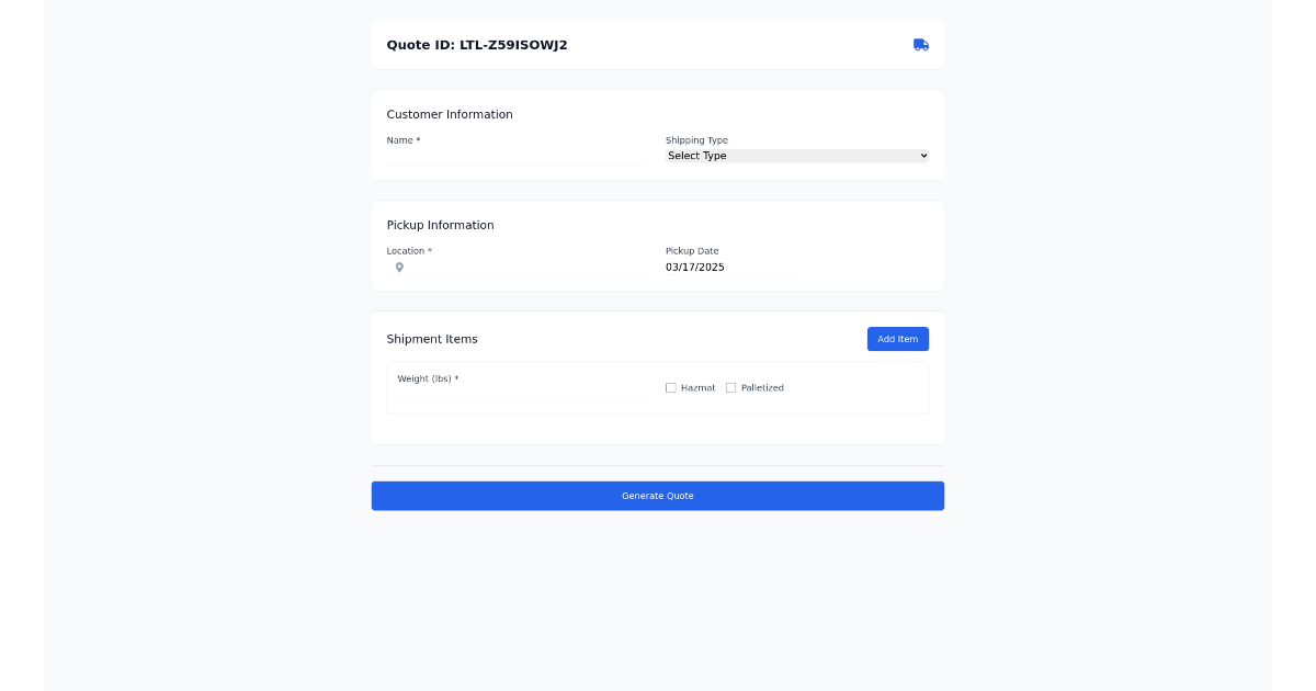 Initial State - Free React, Tailwind Component
