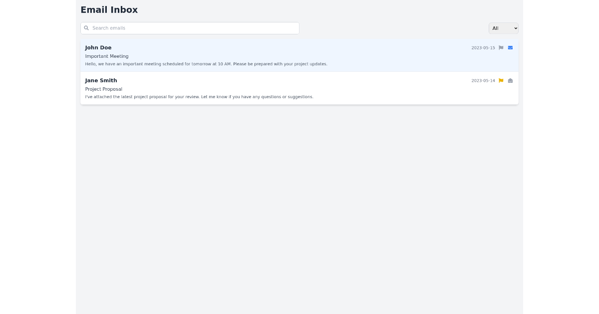 Email Component - Free React, Tailwind Component