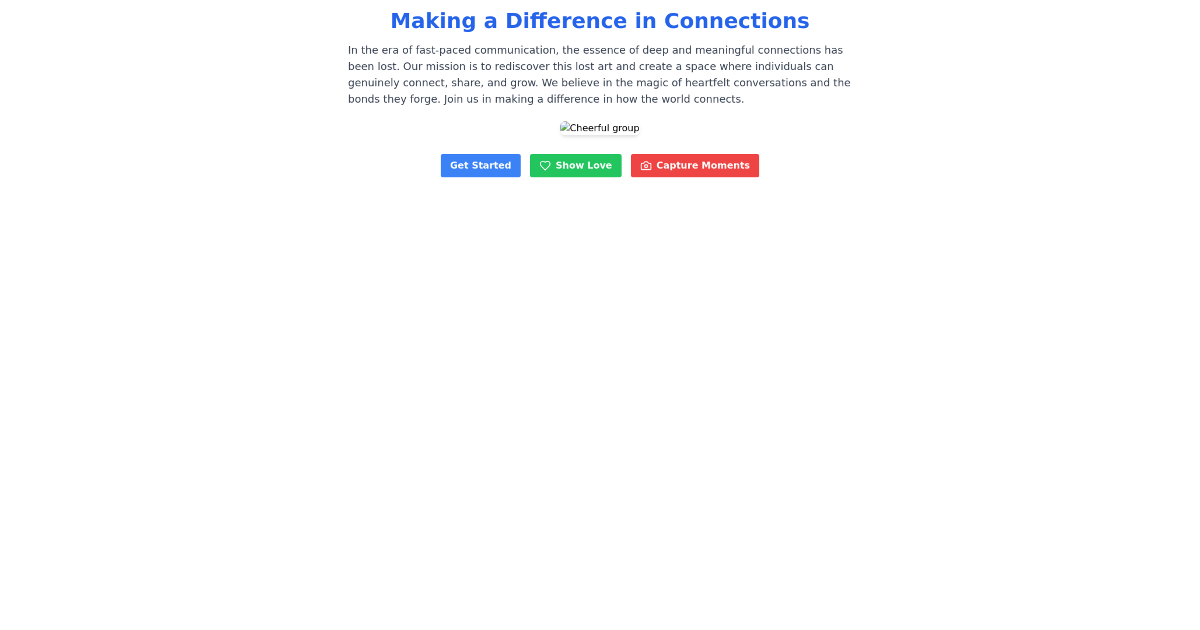 Impact Header Section - Free React, Tailwind Component