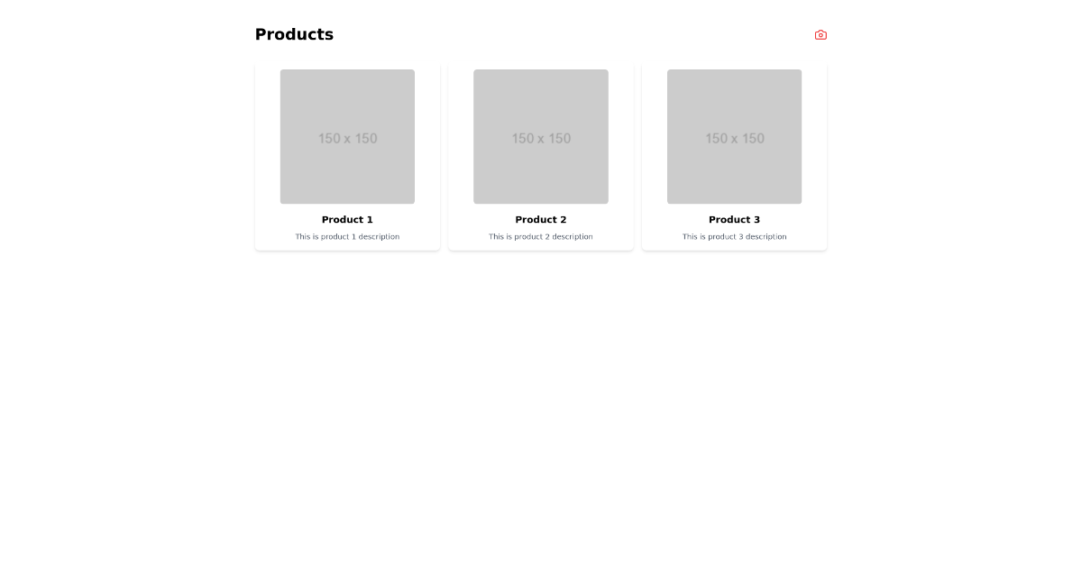 Product Showcase Main Page - Free React, Tailwind Component