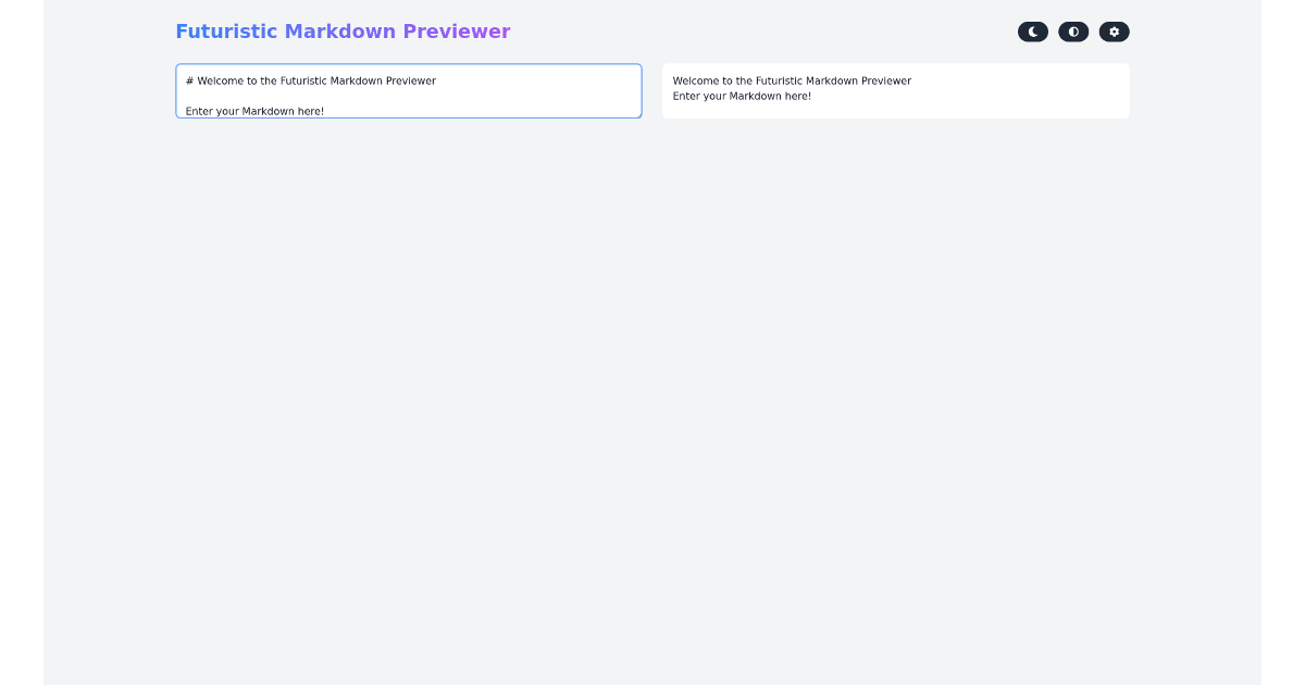 Markdown Previewer - Free React, Tailwind Component