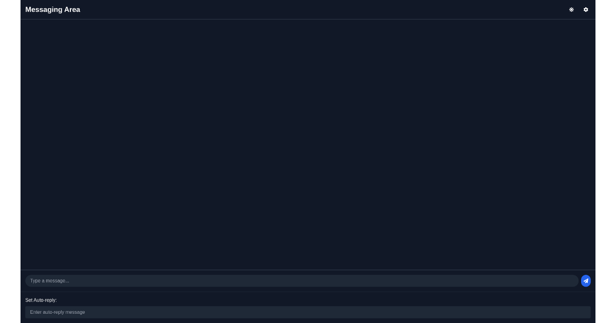 Messaging Area Box - Free React, Tailwind Component