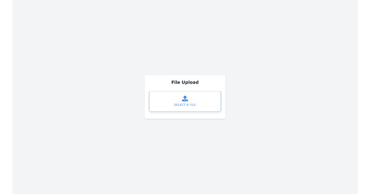 File Upload Component - Free React, Tailwind Component