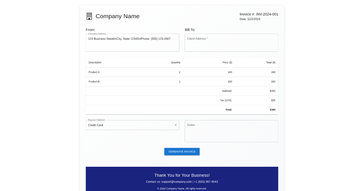 Styled Paper - Free React, Mui Component