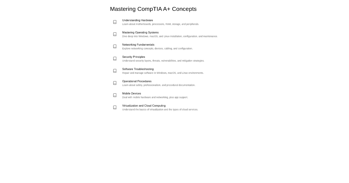A Plus Concepts Guide - Free React, Mui Component