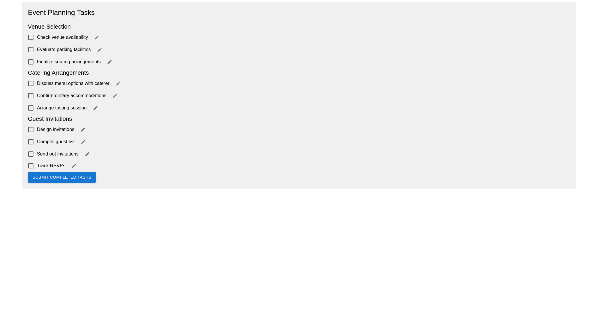 Task Checkbox List - Free React, Mui Component