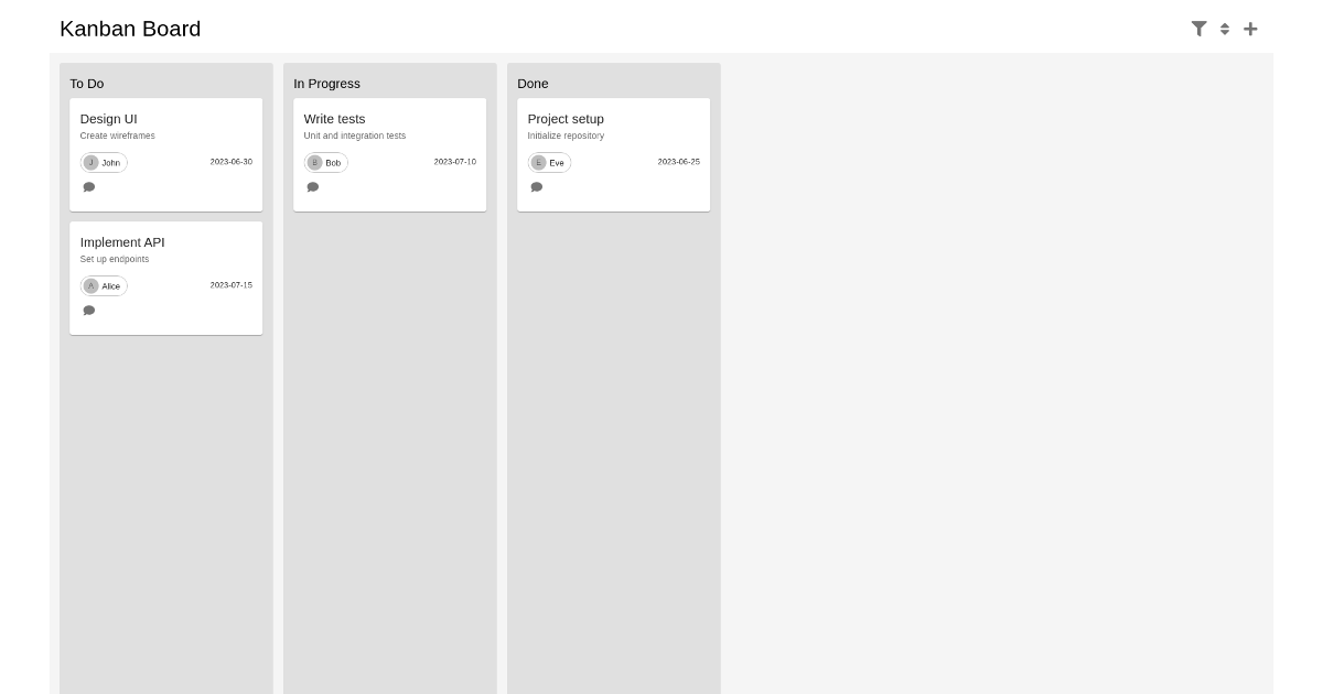Board Container - Free React, Mui Component