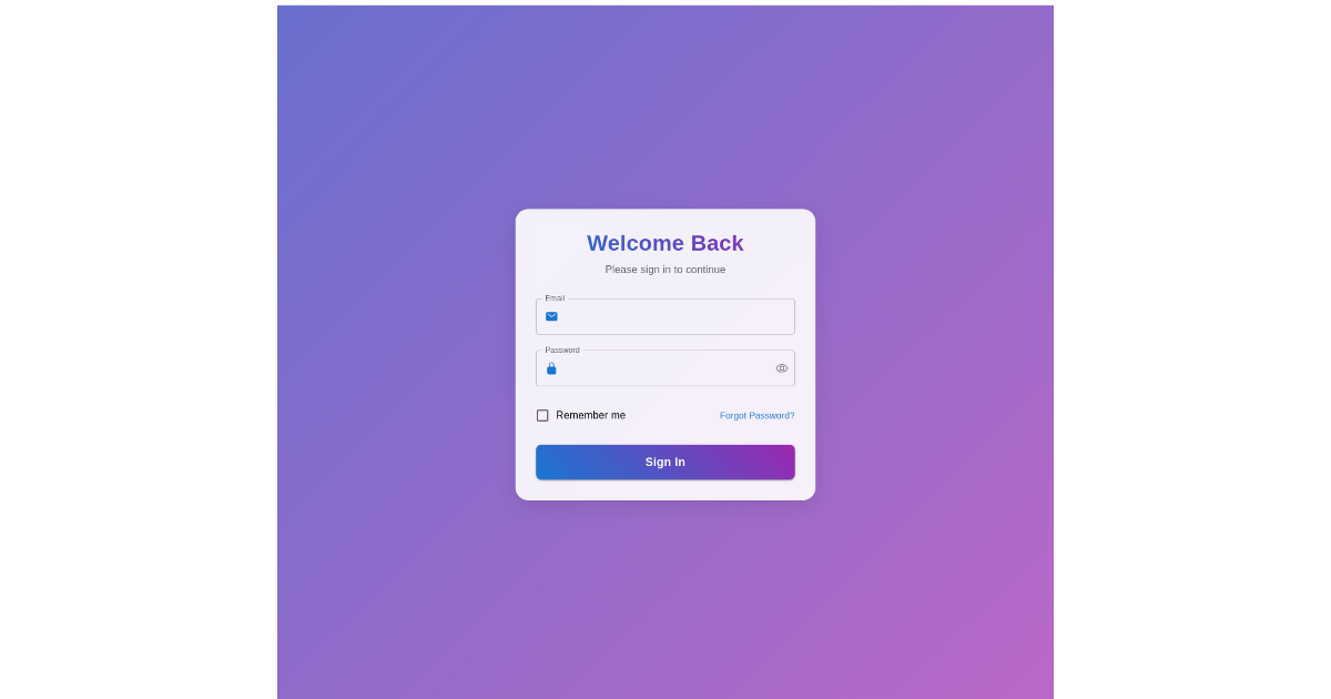 Default Component - Free React, Mui Component