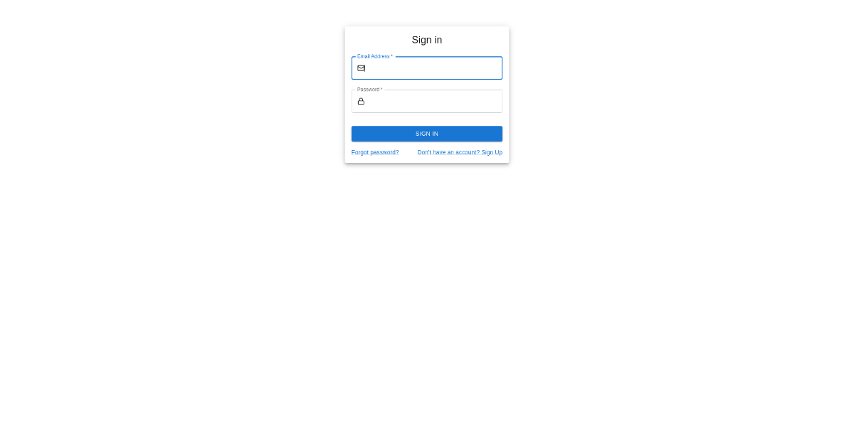 Login With Reset and Sign Up - Free React, Mui Component