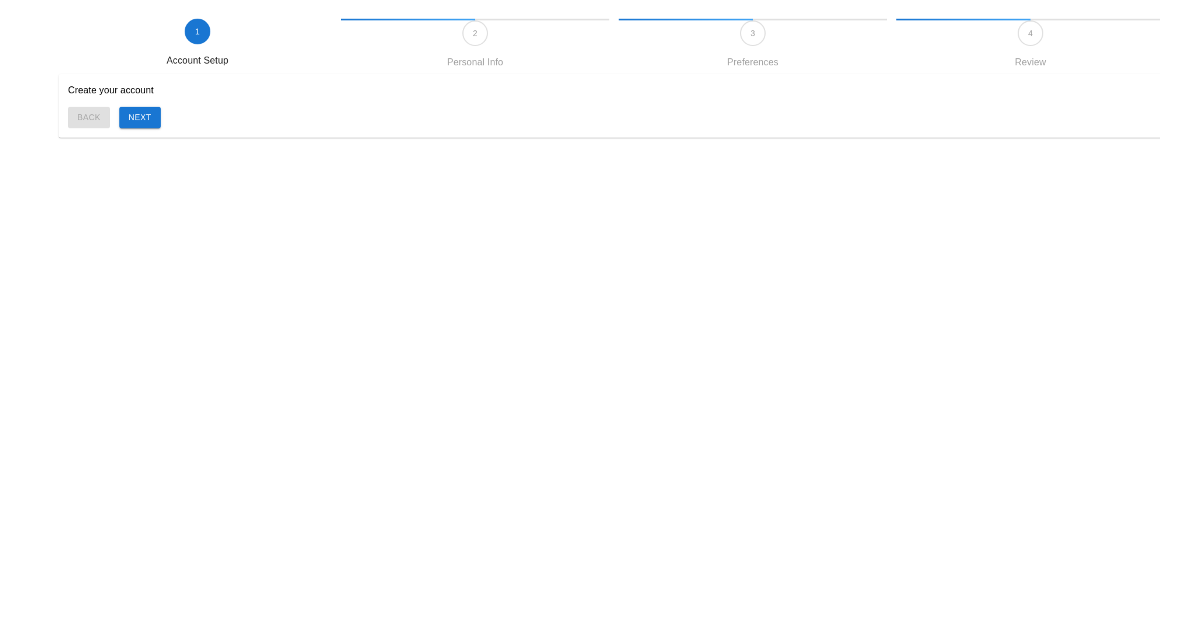 React Progress Stepper Component with MUI - Customizable and User-Friendly