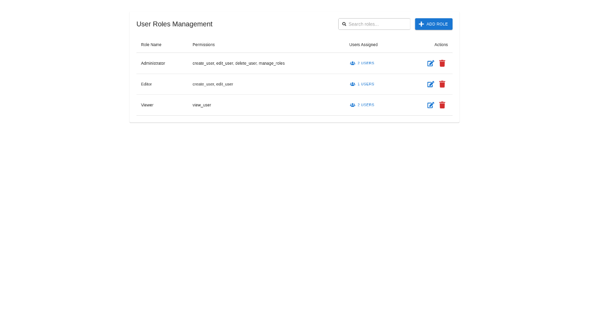Manage User Role Assignments in React with MUI