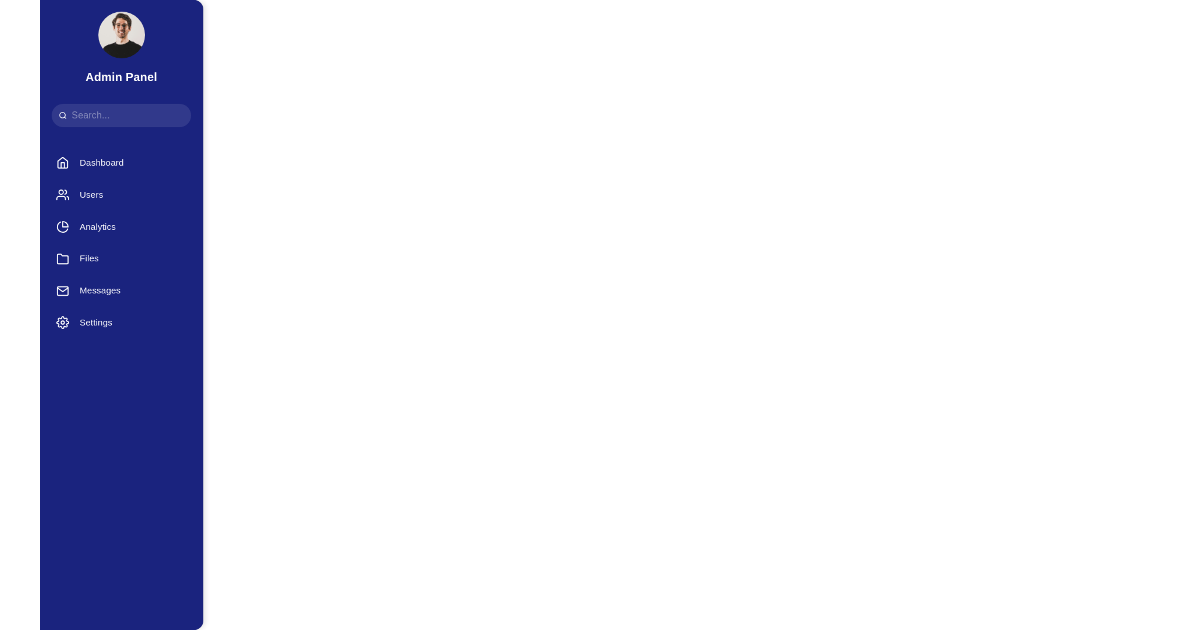 Elegant Responsive Sidebar Dashboard with Material-UI and React