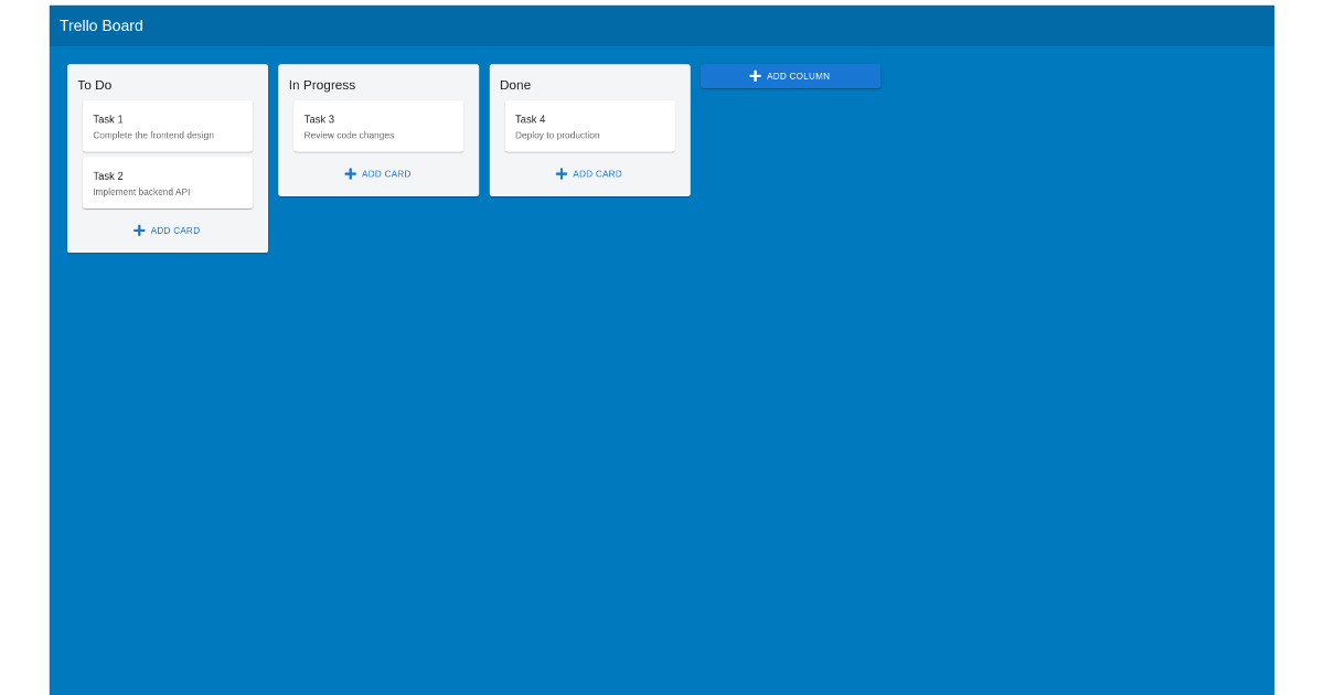 Board Container - Free React, Mui Component