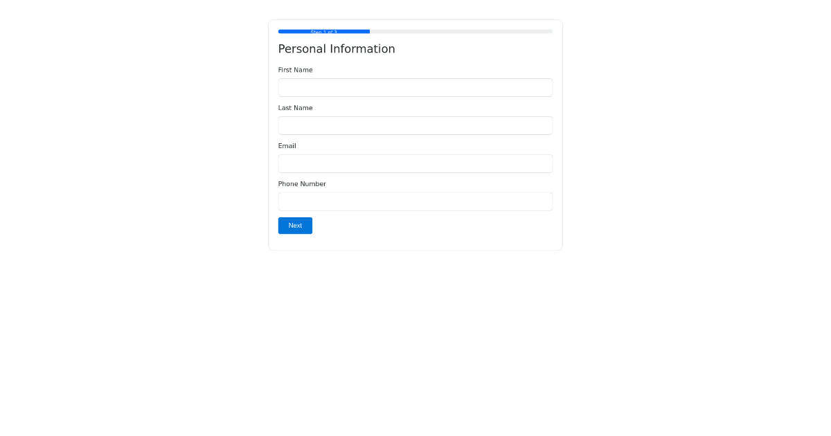 Build a Multi-Step Form Using Bootstrap and HTML - Easy Tutorial