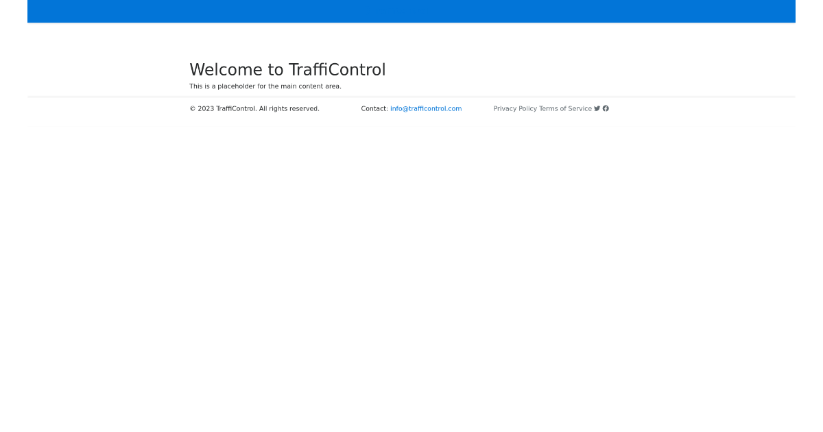 Traffic Management Navigation - Free Html, Bootstrap Component