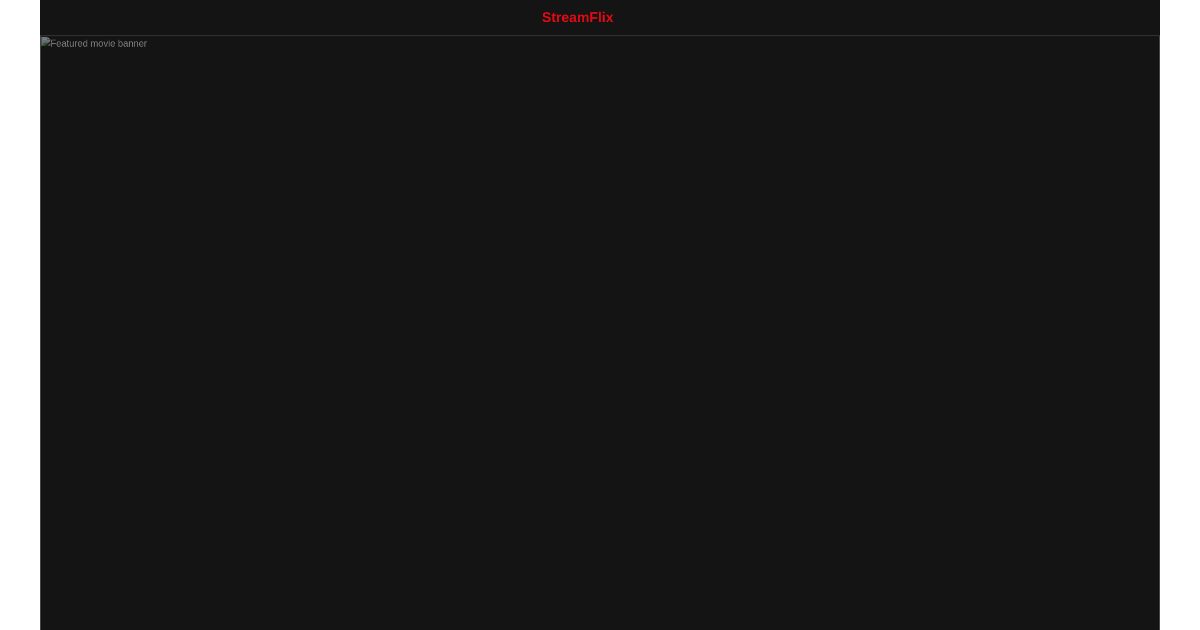 Build a Netflix-Style Streaming Website with Bootstrap and HTML