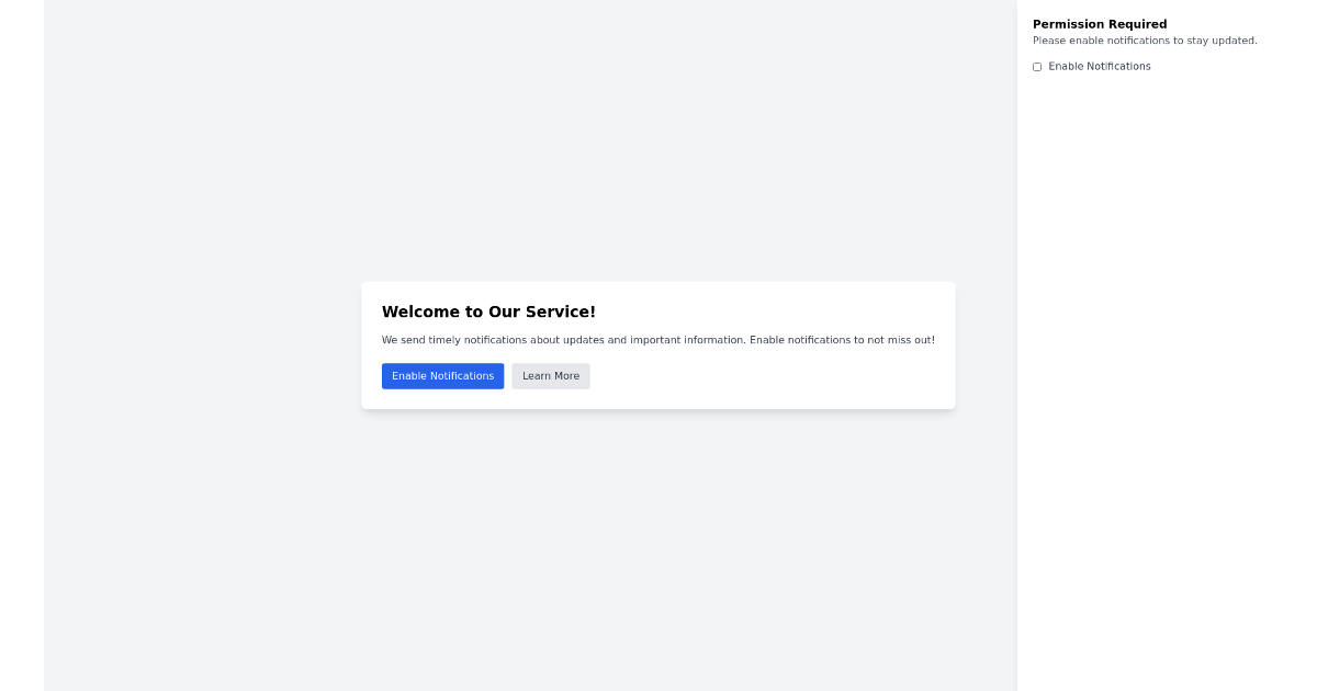 Notifications Components - Free React, Tailwind Component