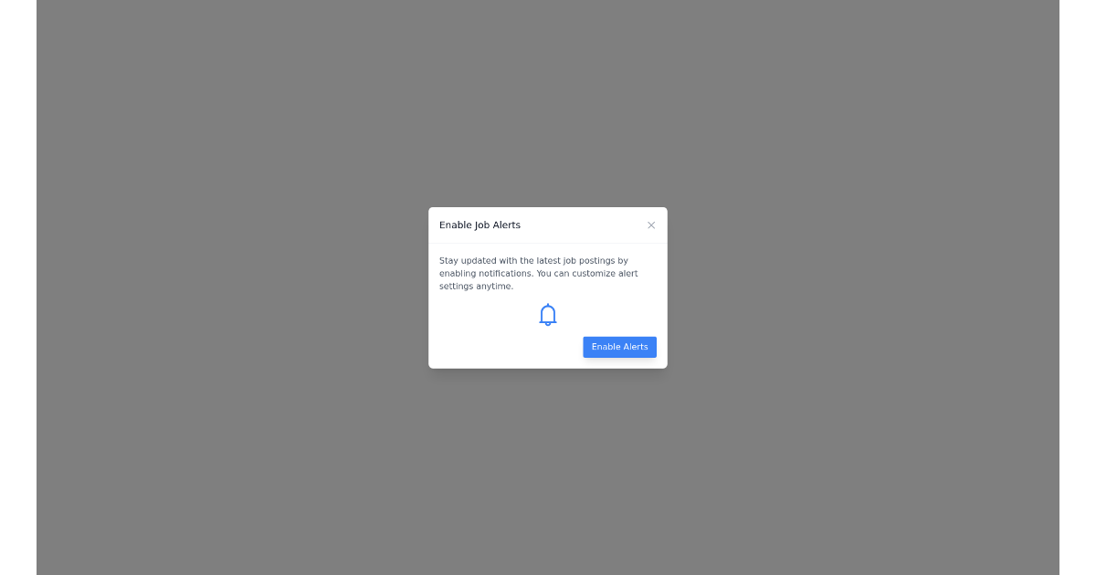 Notification Dialog - Free React, Tailwind Component