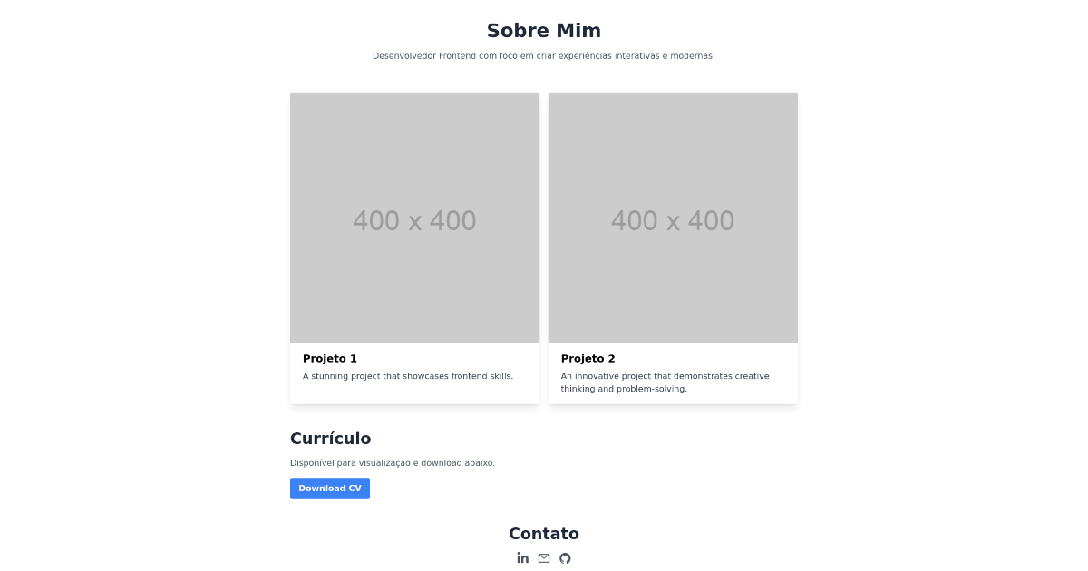 Portfolio Showcase - Free React, Tailwind Component