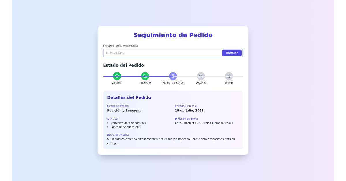 Product Tracking Component - Free Html, Tailwind Component