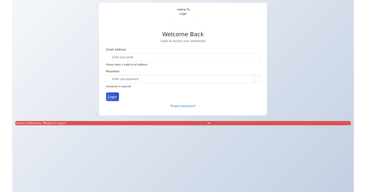 Login Authentication Interface - Free Html, Bootstrap Component