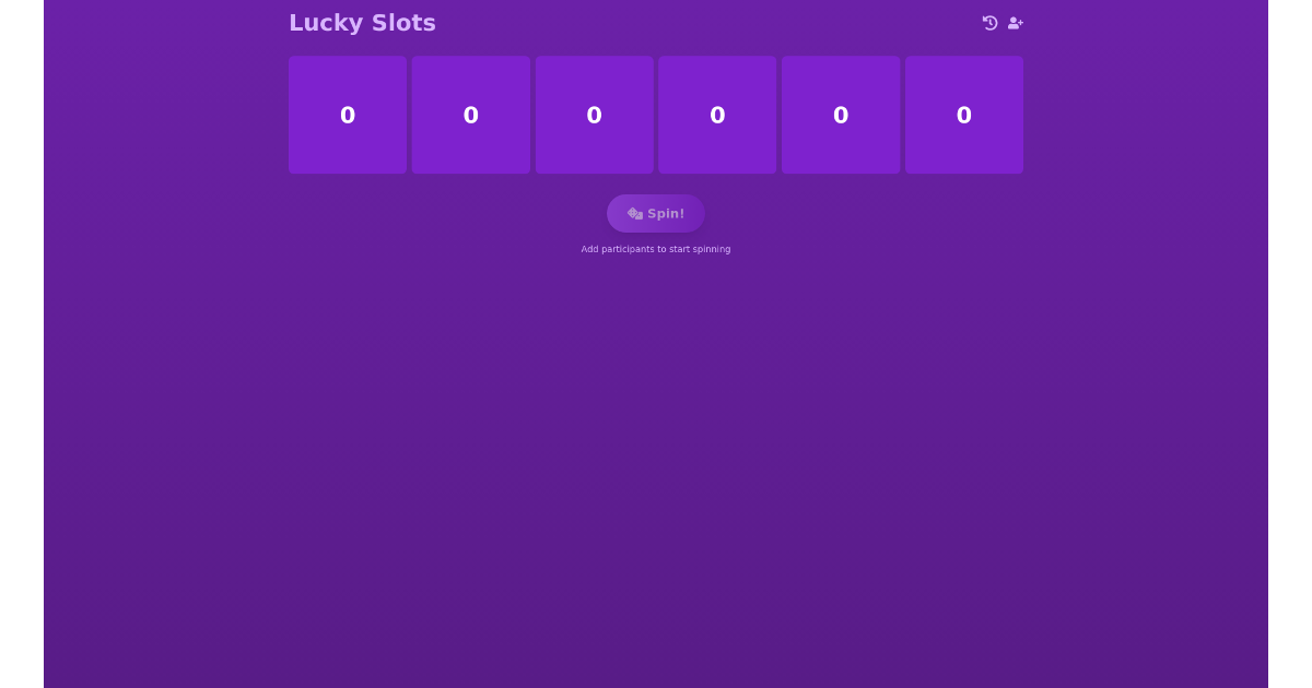 Slot Machine - Free React, Tailwind Component