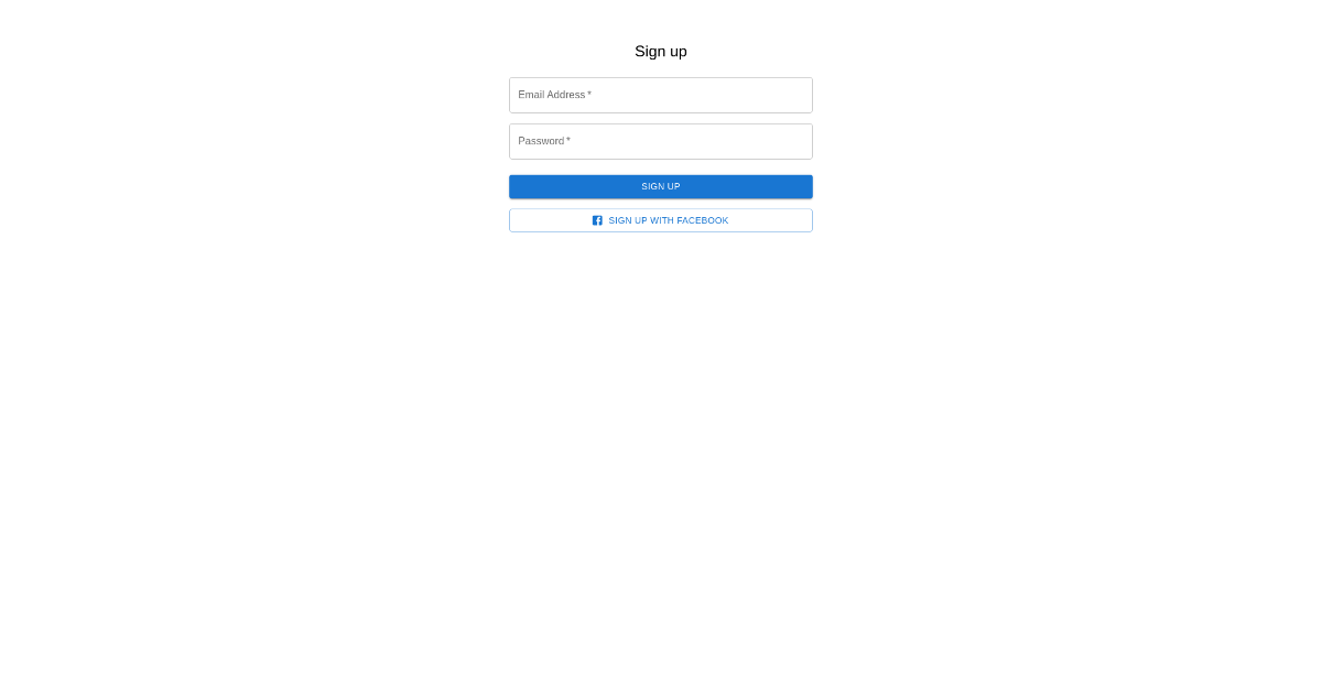 Sign up Form - Free React, Mui Component
